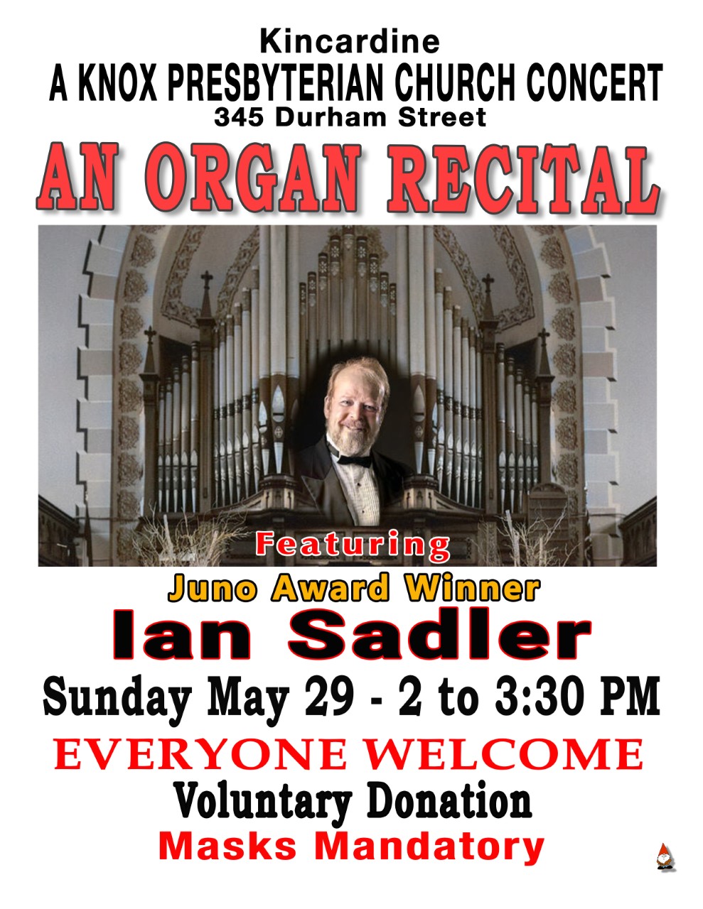 Organ Recital – RCCO Grey/Bruce Centre